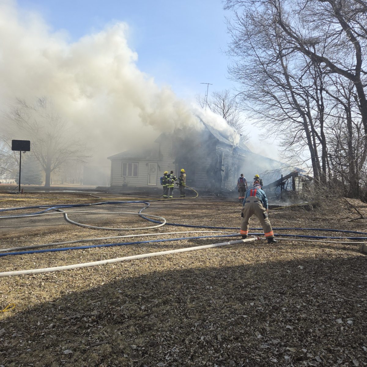 Fire destroys home north of Lake Titloe – The Gaylord Hub